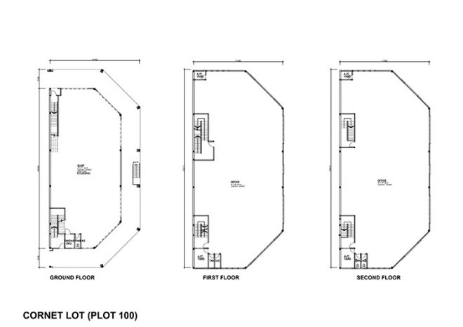 Shoplots Floor Plans – TPPT Residential & Commercial Developer Malaysia