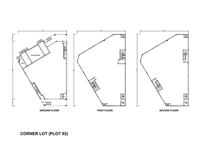 Shoplots Floor Plans – TPPT Residential & Commercial Developer Malaysia